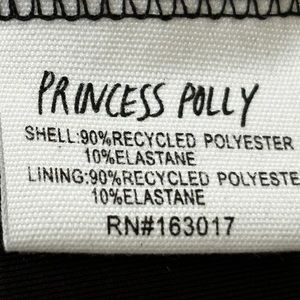 Princess Polly | Dresses | Princess Polly Nwt Charvi Black Mini Dress 6 ...